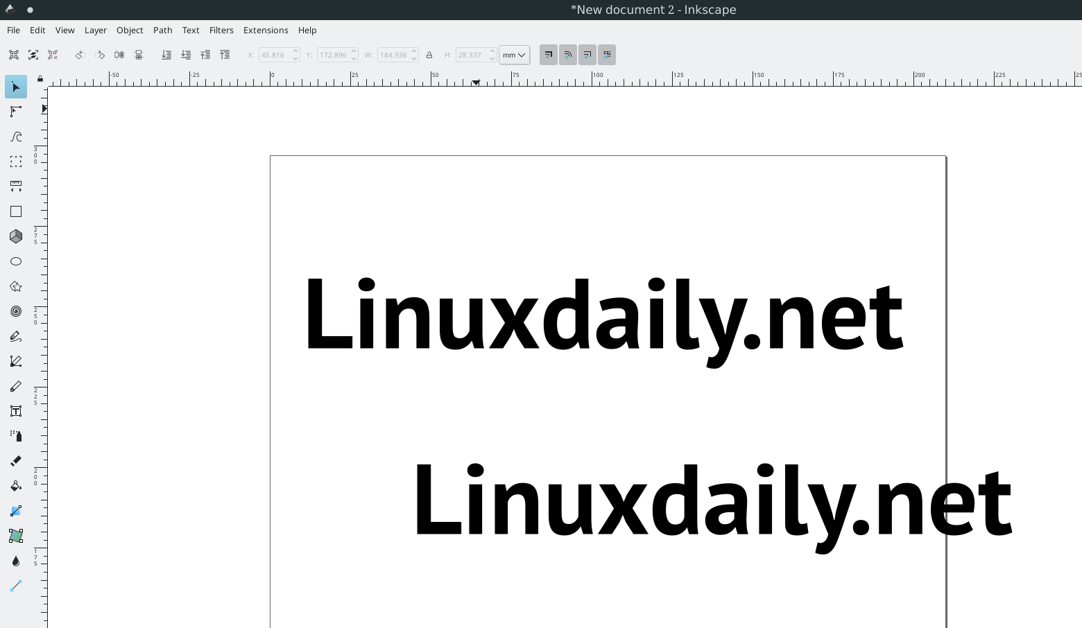 Create Long Shadow Effects in Inkscape – NIX Daily