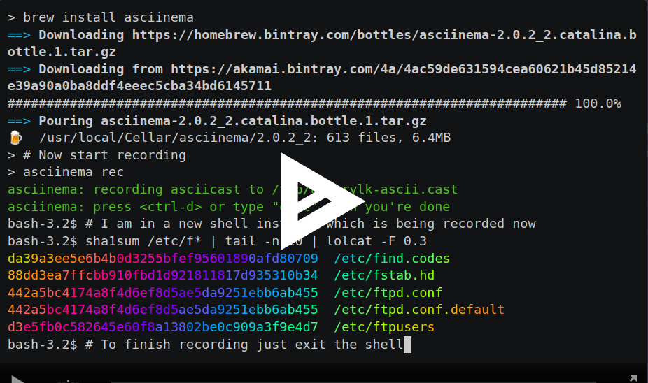 Record Your Terminal Session and Convert it to a GIF Image – ASCIINEMA – NIX Daily